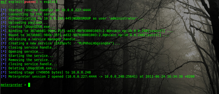 Meterpreter Commands Penetration Testing Lab 1890